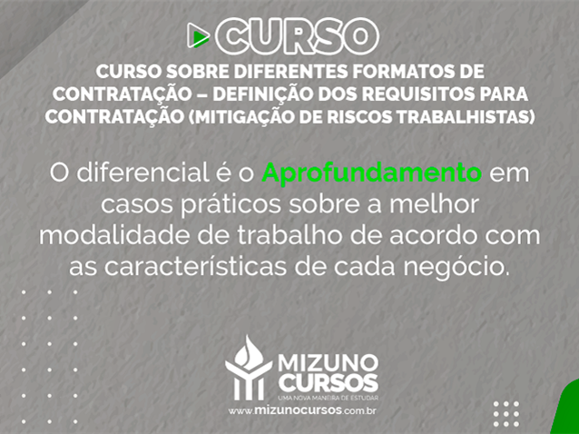 Diferentes Formatos de Contratação - Migalhas